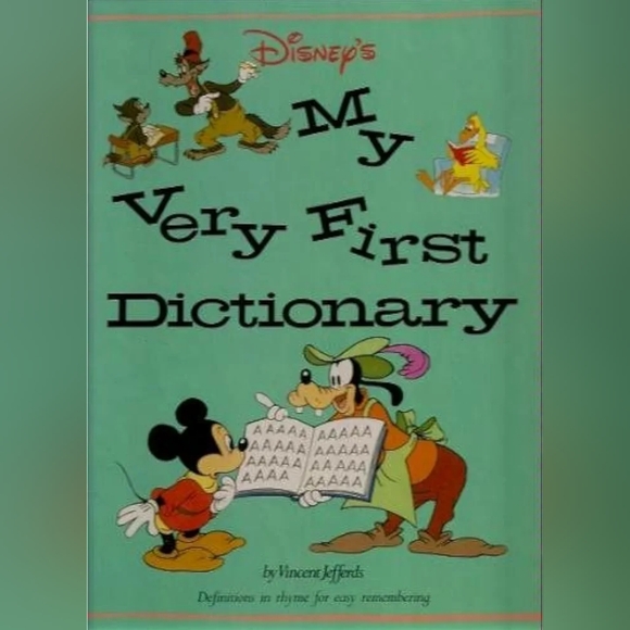 Disney | Other | Disneys My Very First Dictionary Big Book | Poshmark